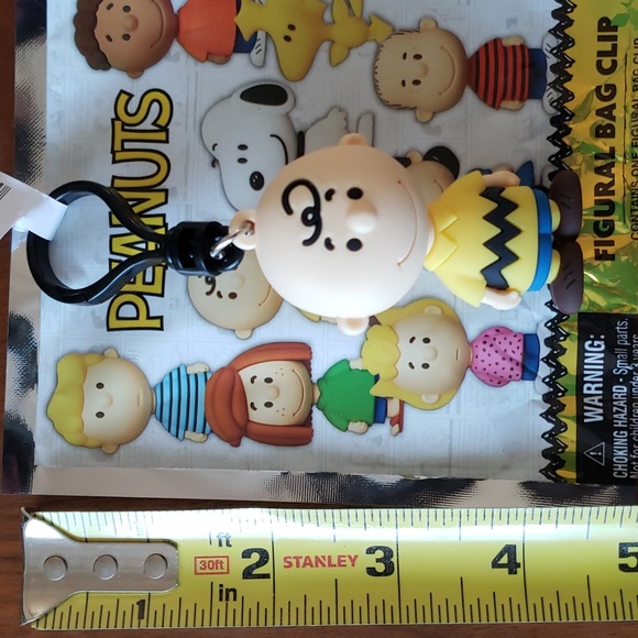 Peanuts | Other | Collectible Charlie Brown Figural Bag Clip Nwt | Poshmark